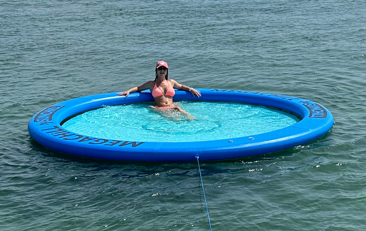 Megachill | Large Water Floaty for Pools, Lakes, and Ocean Fun